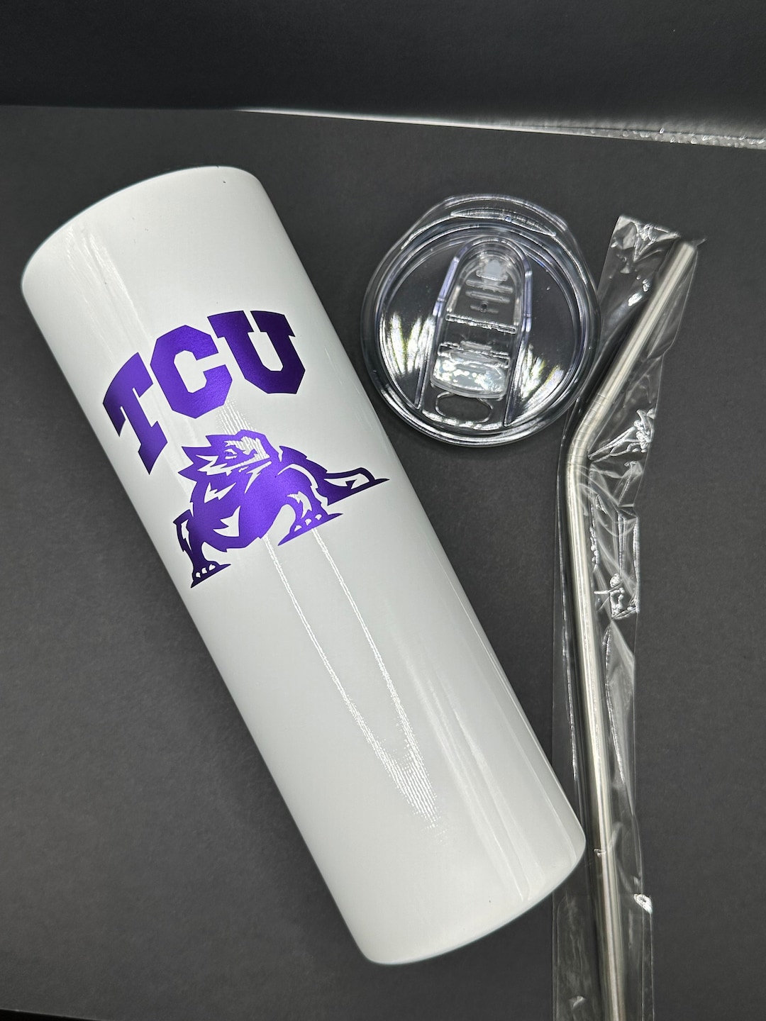 Custom TCU 20oz Insulated Skinny Tumbler - Etsy