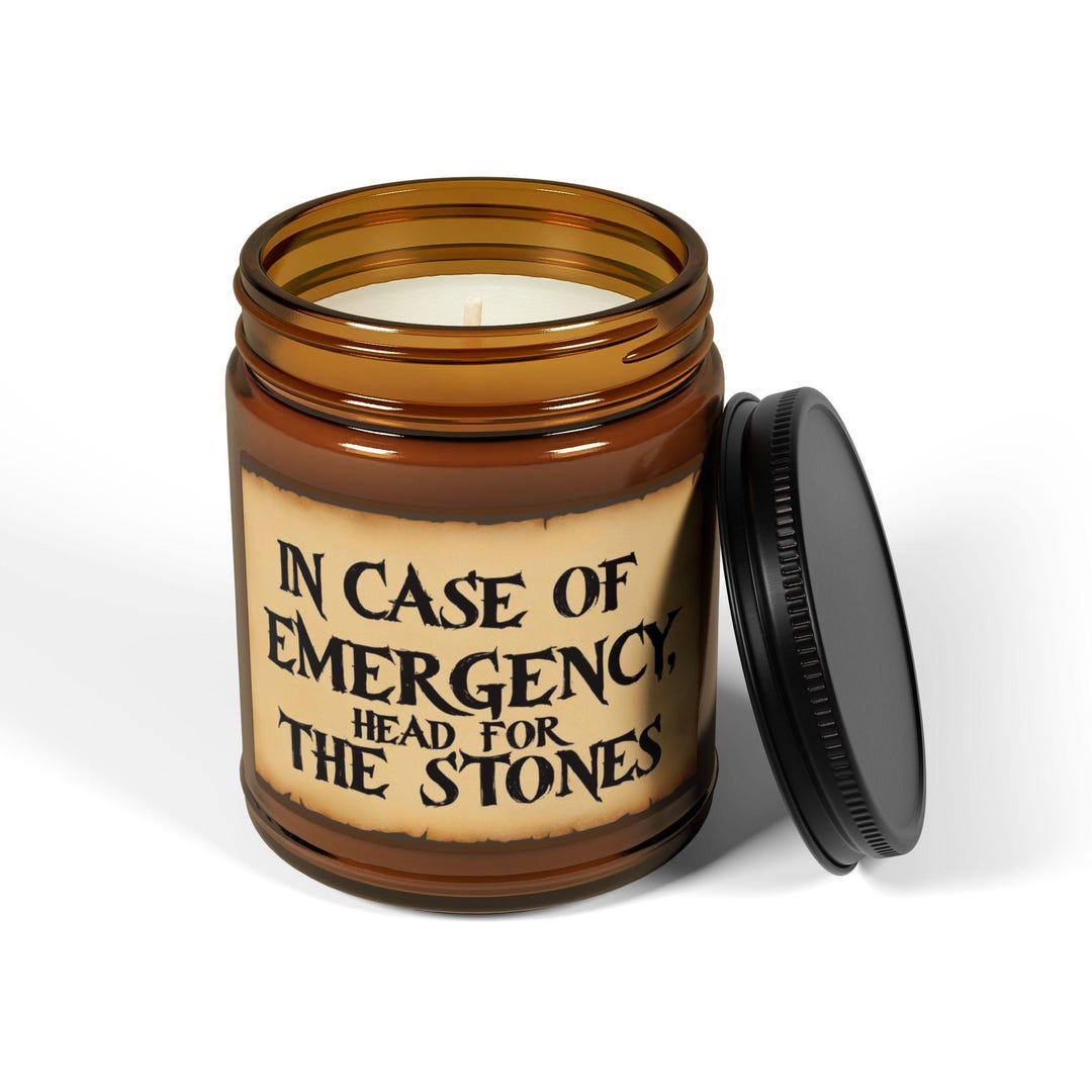 Outlander Inspired Soy Candle: "in Case of Emergency" Scented Candle - Etsy