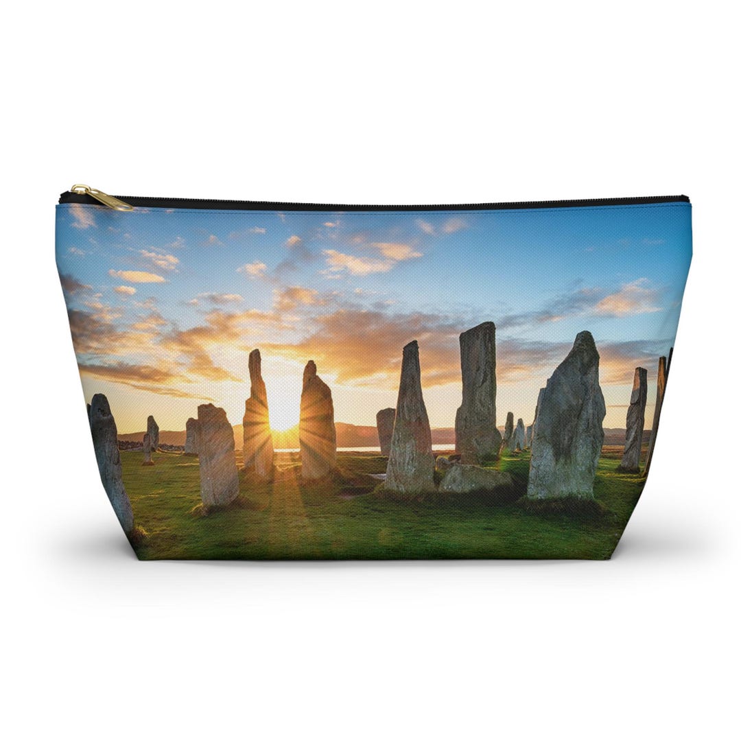 Standing Stones Pouch, Travel Organizer, Makeup Bag, Gift for Art ...