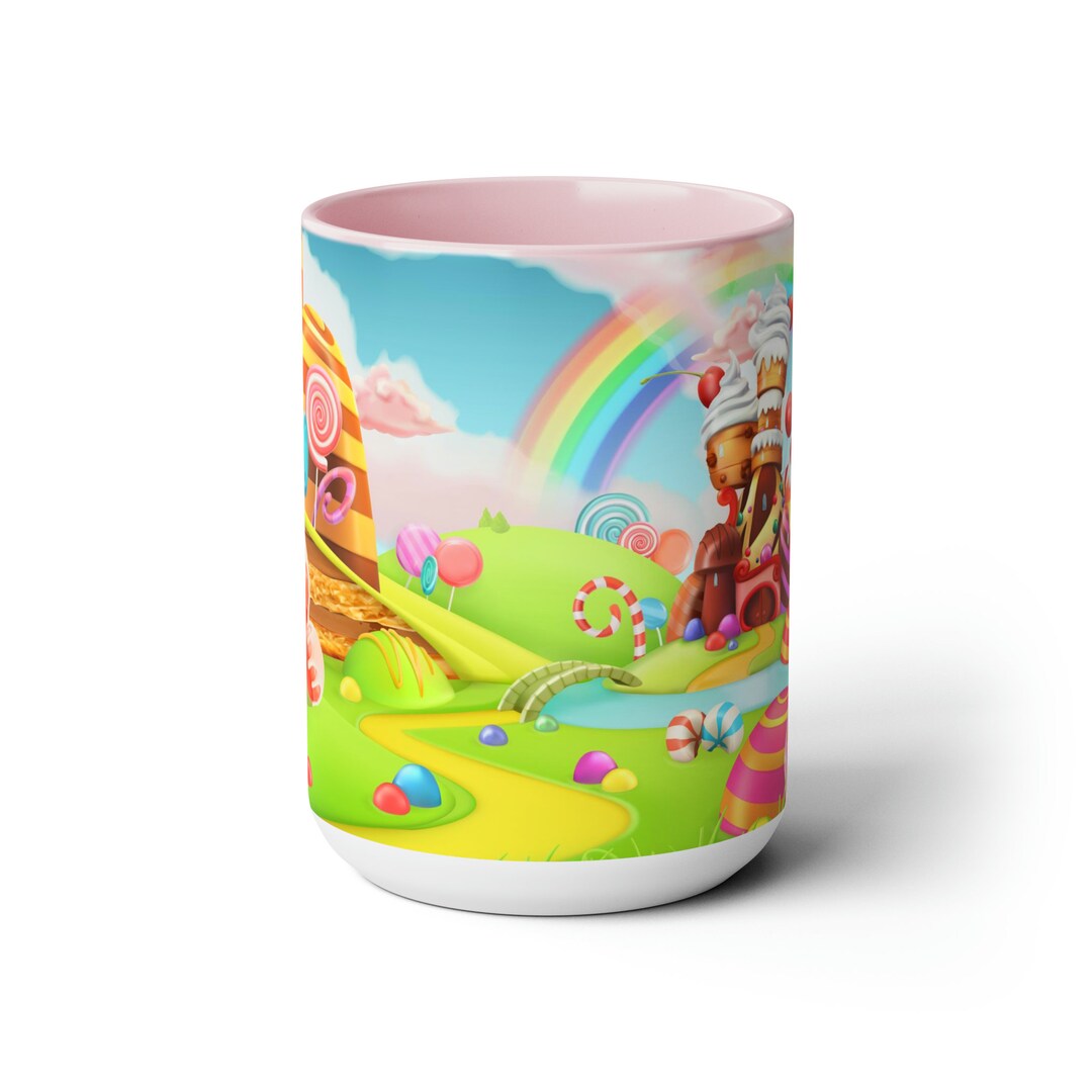 Candyland Two-tone Coffee Mugs, 15oz - Etsy