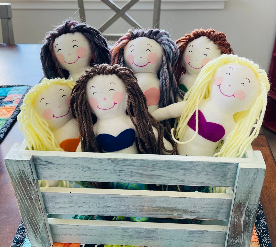 Mermaid Cloth Dolls - Etsy