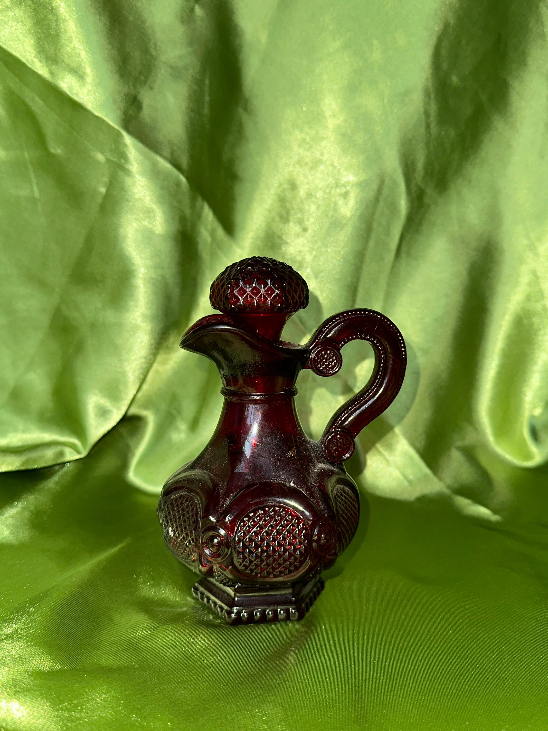 Vintage Avon Ruby Red Cruet - Etsy