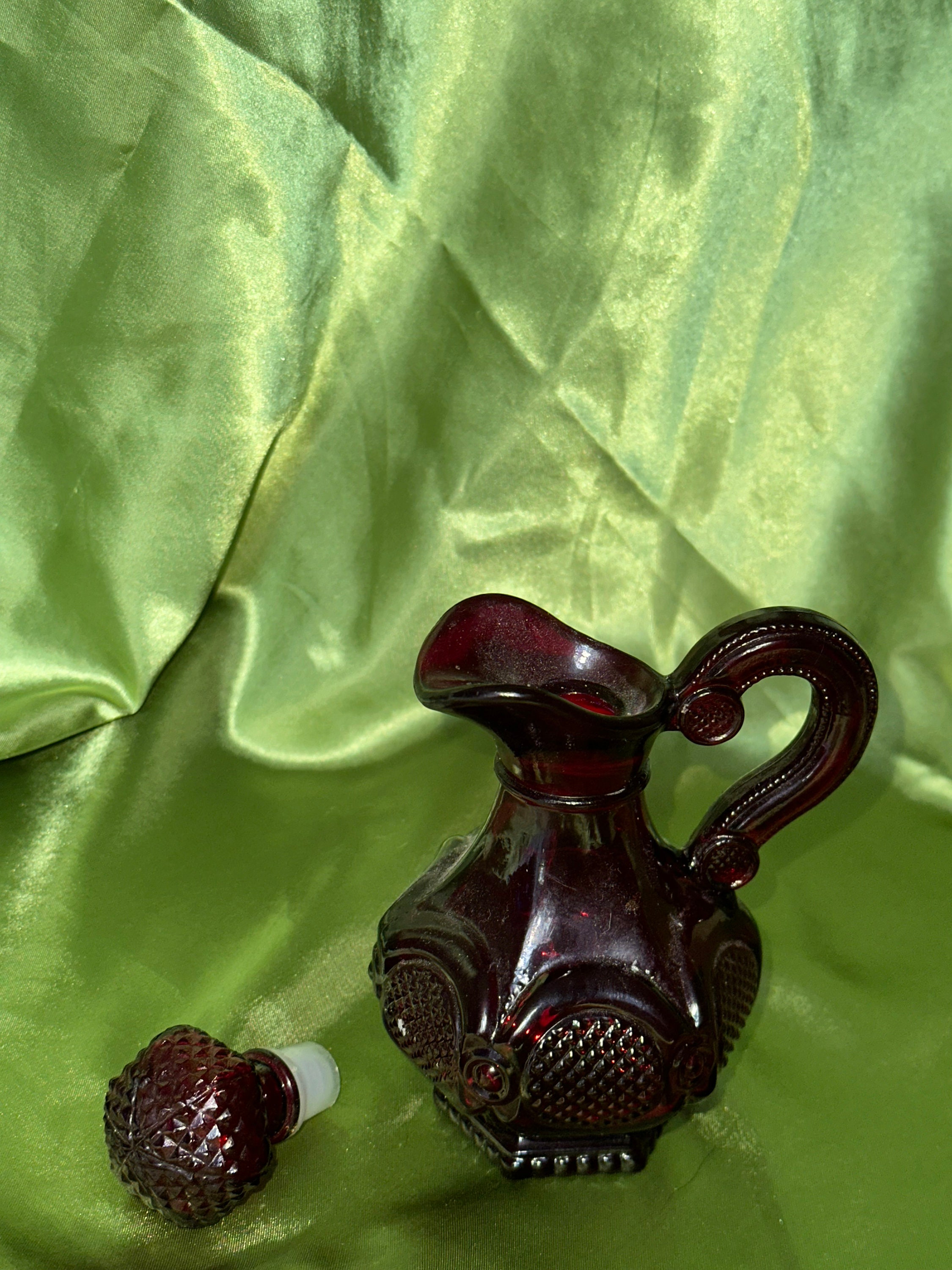 Vintage Avon Ruby Red Cruet - Etsy