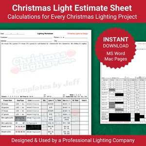 Christmas Light Installation Contract Template Bundle: Business Forms ...