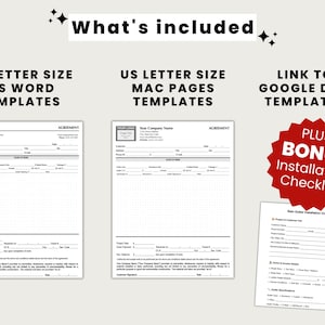 Gutter Installation Contract Template: Contractor Agreement Forms (digital Download) - Gutter ...