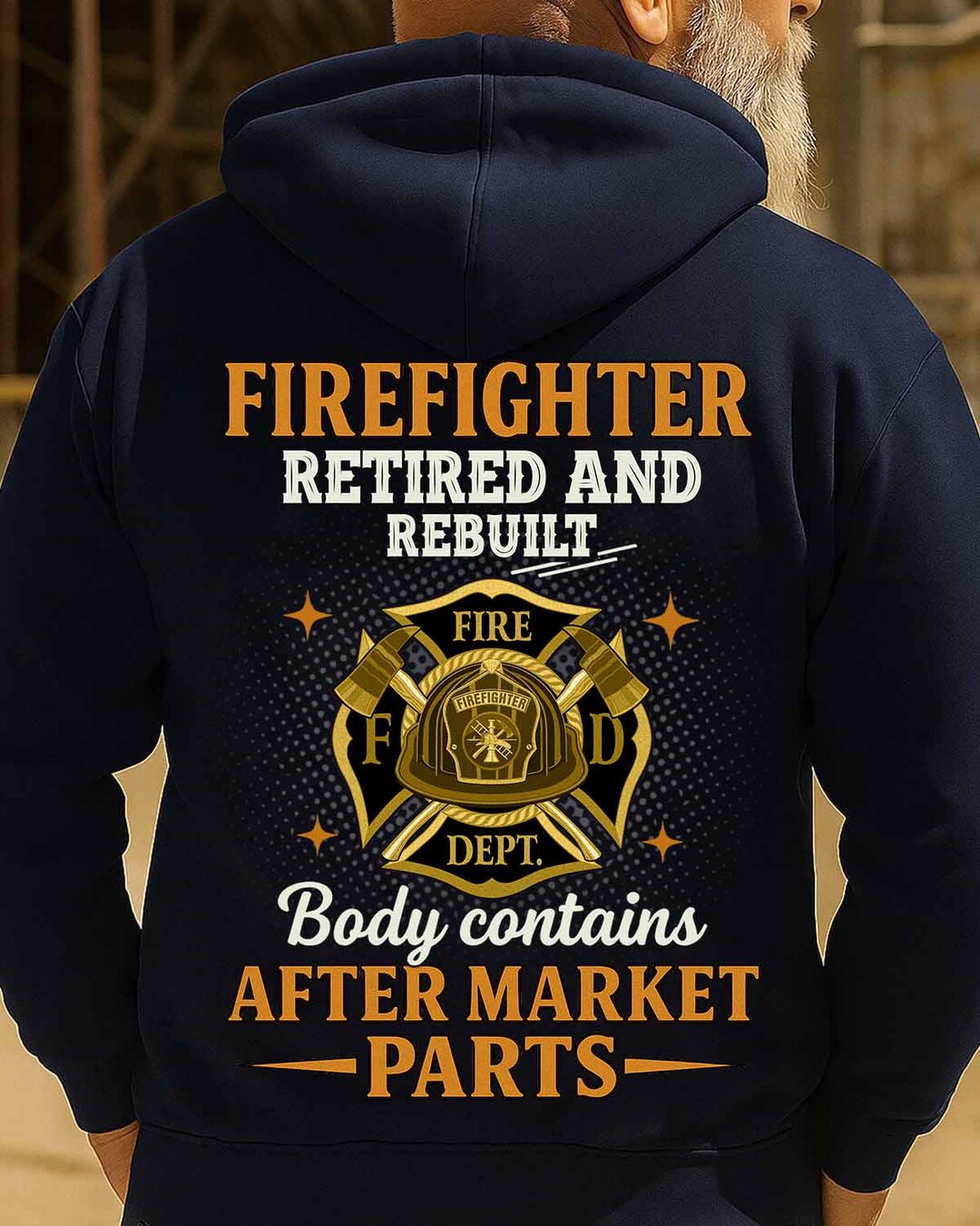 Retired and Rebuilt Shirt Funny Fire Dept Tee - Etsy