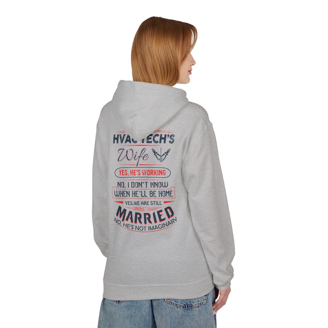 HVAC Tech Wife Hoodie - Etsy