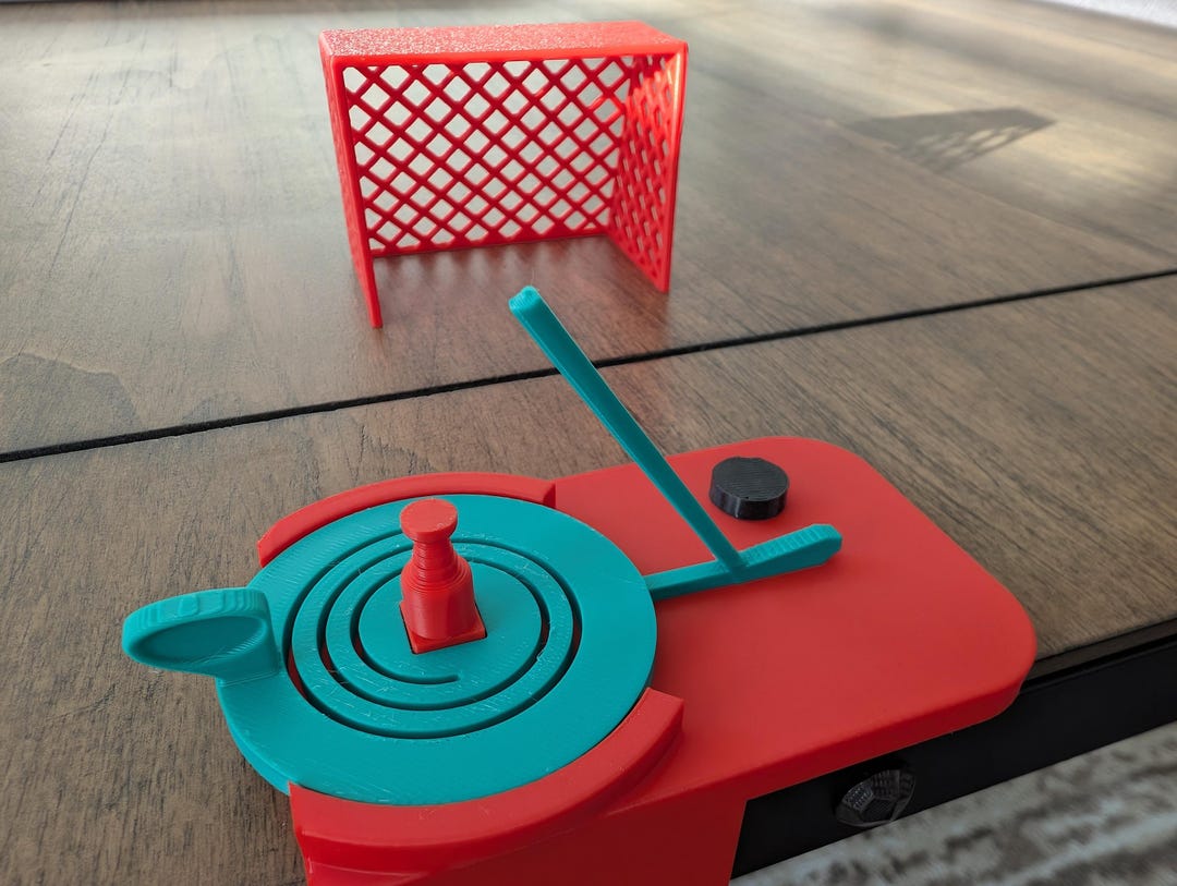 3D Printed Mini Desk Hockey Game: Stress Toy, Hockey Gift - Etsy