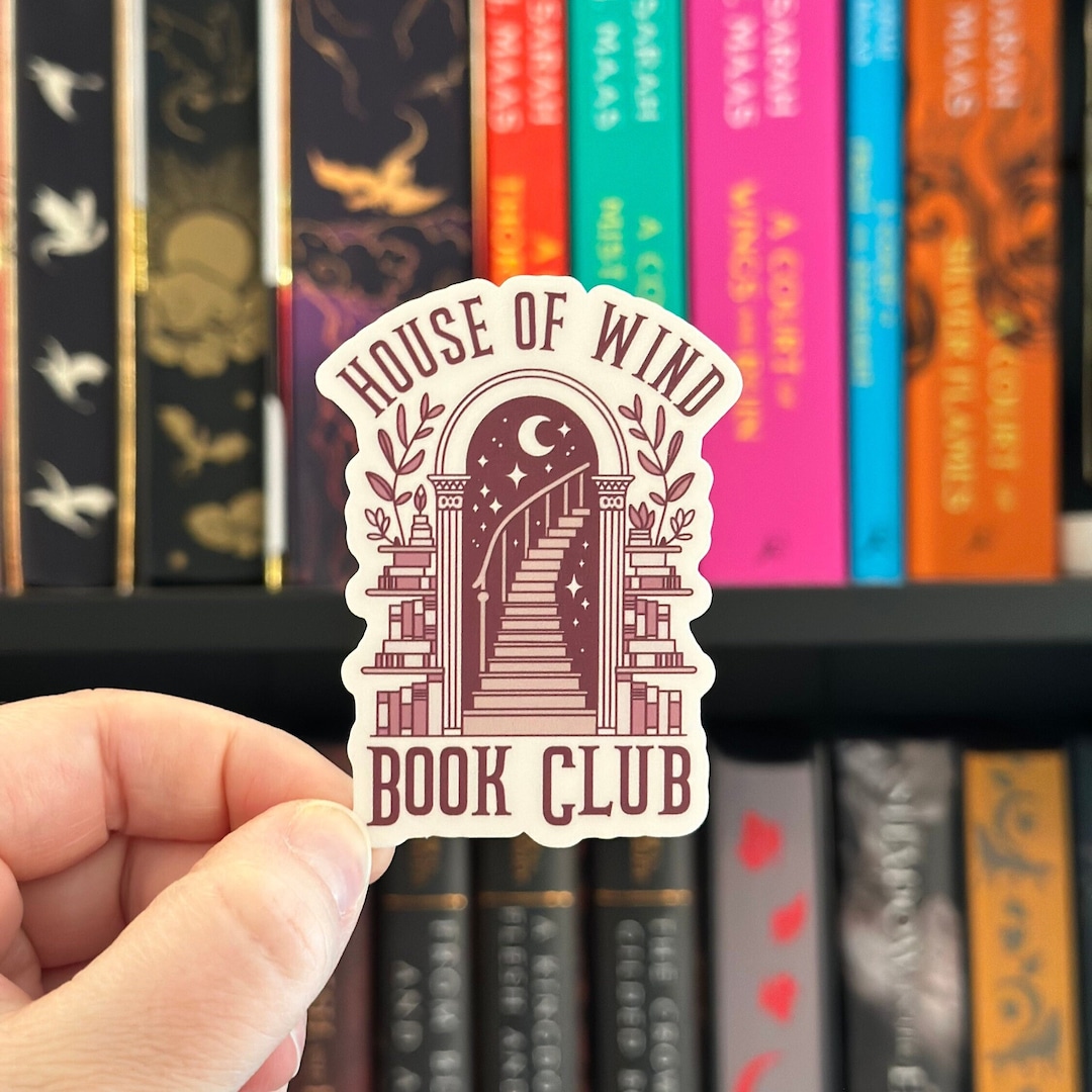 House of Wind Book Club | ACOTAR Sticker | OFFICIALLY LICENSED | Sarah ...