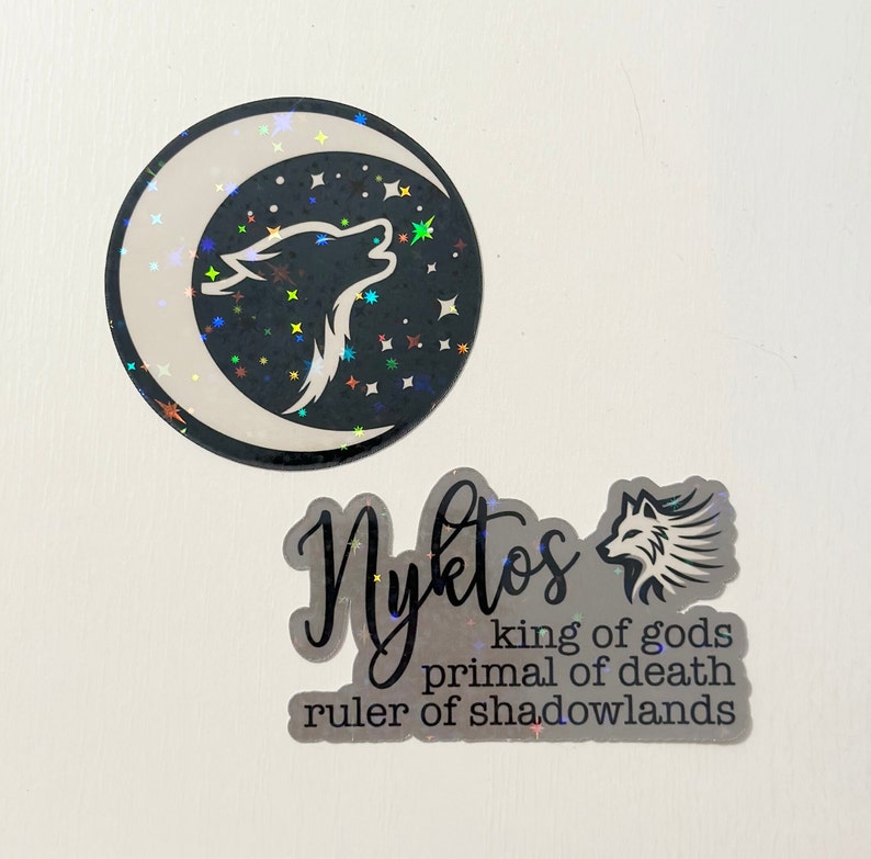 Nyktos Stickers pack of 2 FBAA From Blood & Ash Stickers OFFICIALLY ...