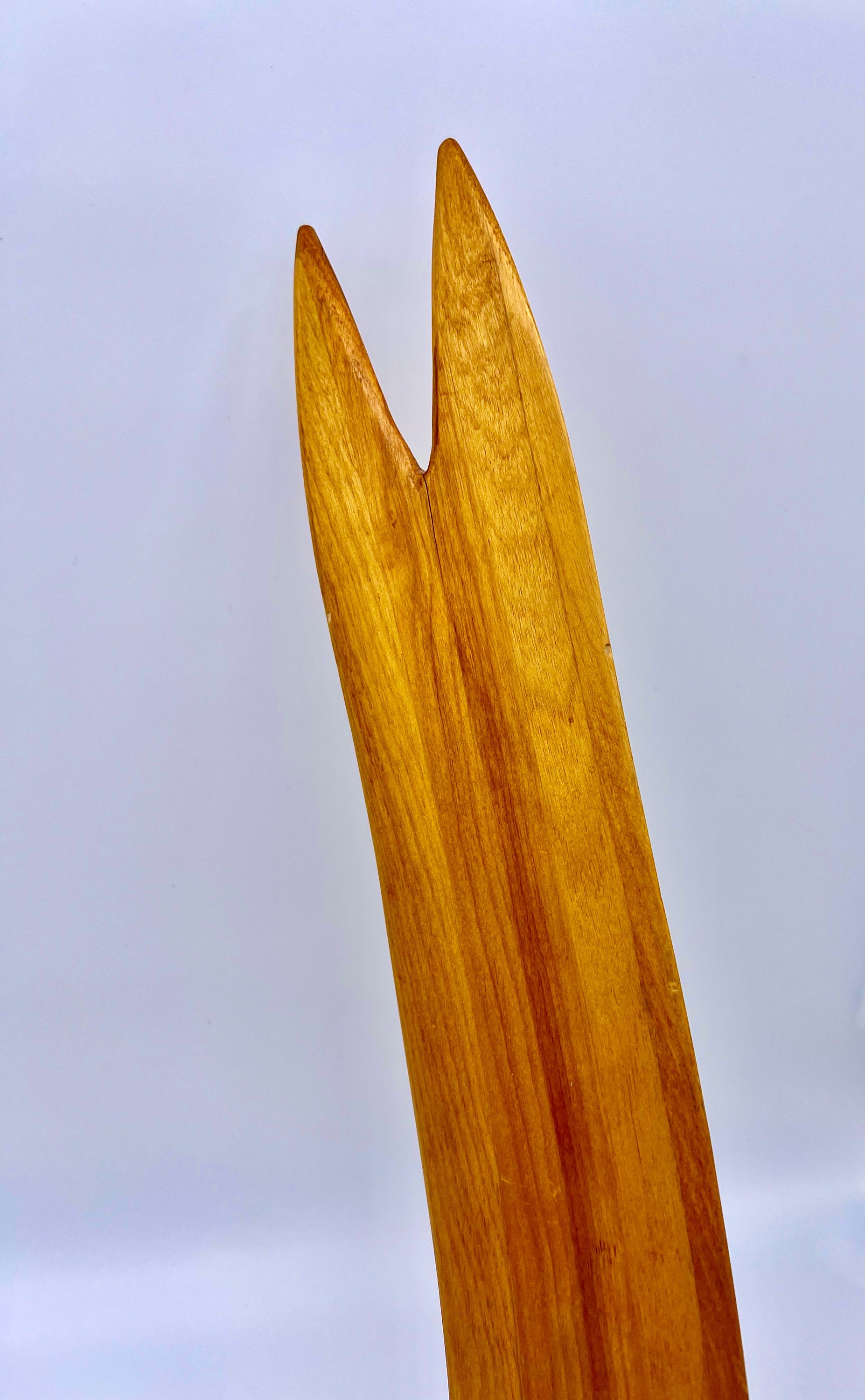 Wood Sculpture, Midcentury Modern, MCM, Vintage, Wood Art, Minimalist ...