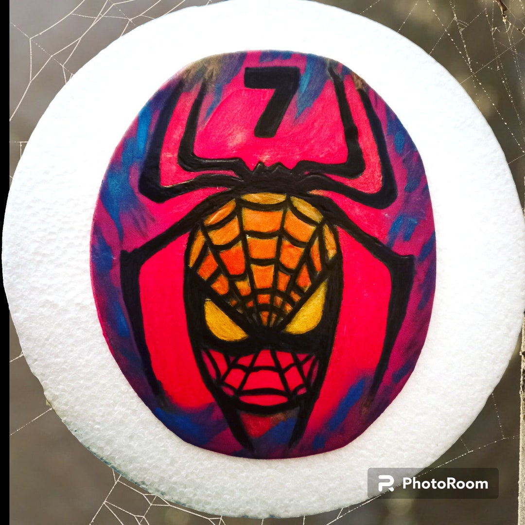 Superhero Theme Sugar Paste Cupcake & Cake Decorations - Etsy
