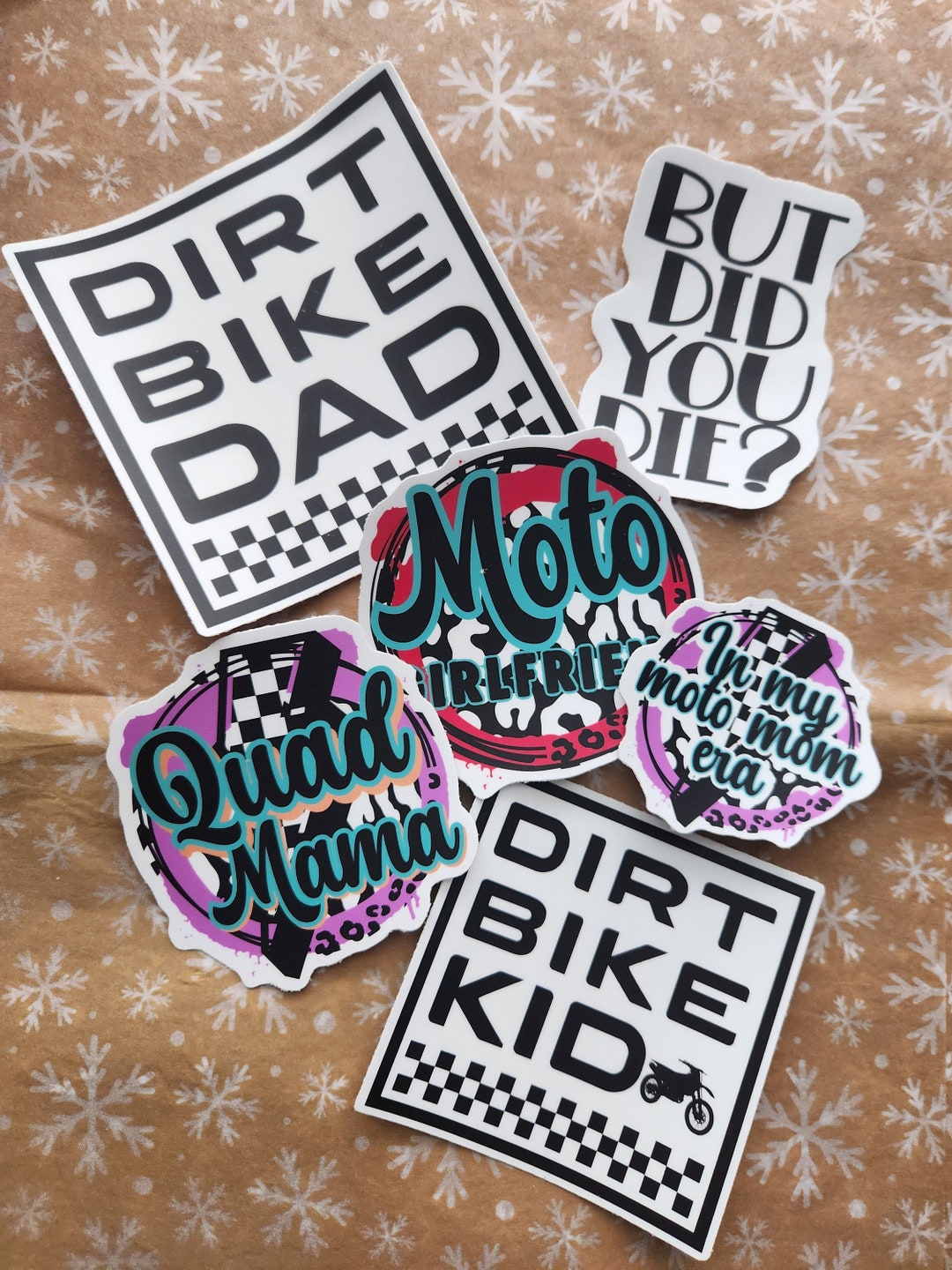Moto Themed Sticker, Dirtbike Stickers, Dirt Bike Stickers, Motocross ...