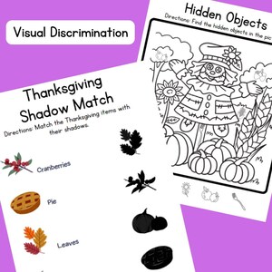 Thanksgiving Activity Book for Preschoolers, Thanksgiving Preschool ...