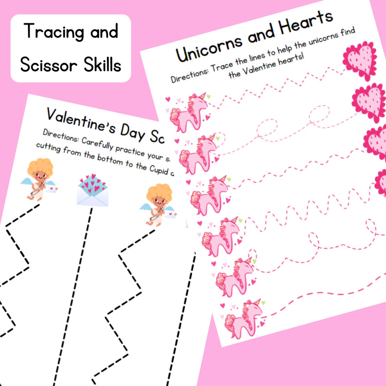 Valentine's Activity Book for Preschoolers, Valentine Preschool ...