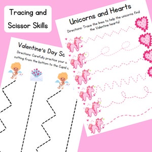 Valentine's Activity Book for Preschoolers, Valentine Preschool ...