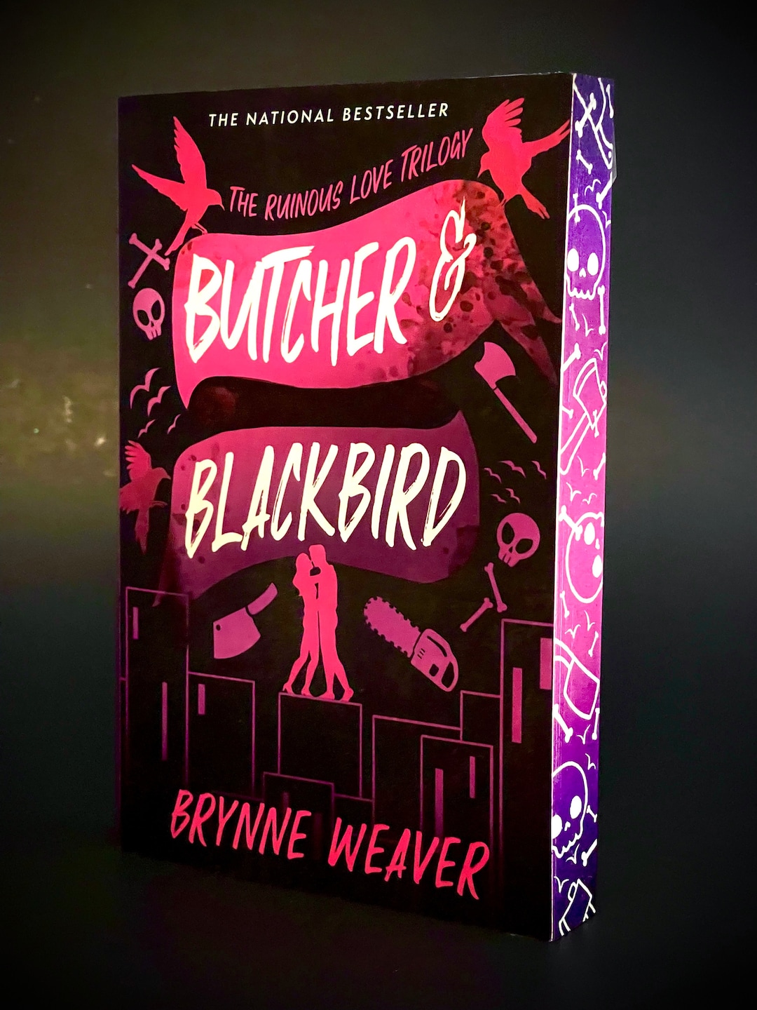 Butcher and Blackbird Hand Painted Sprayed Edge Paperback Book - Etsy
