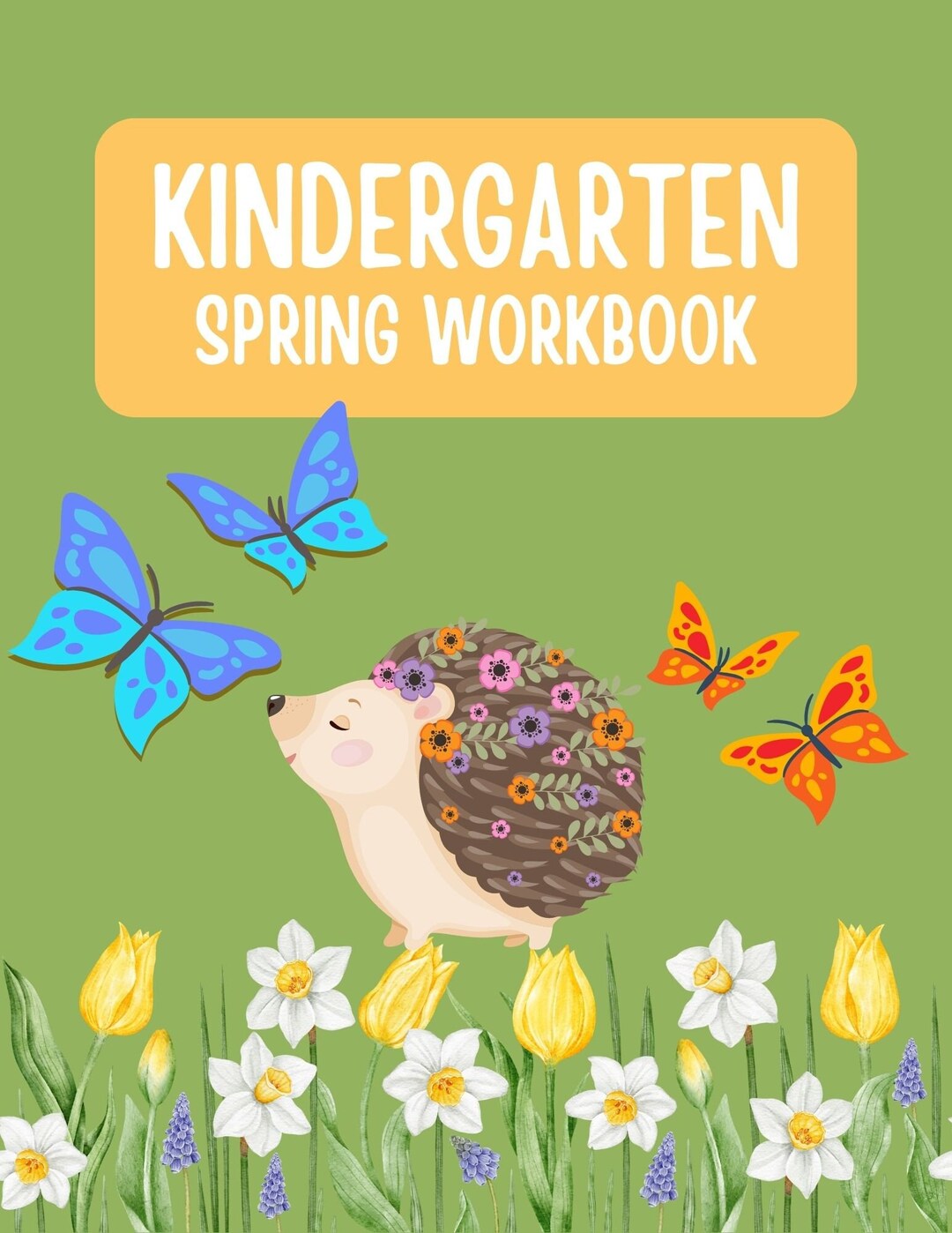 Kindergarten Spring Workbook Printable - Etsy