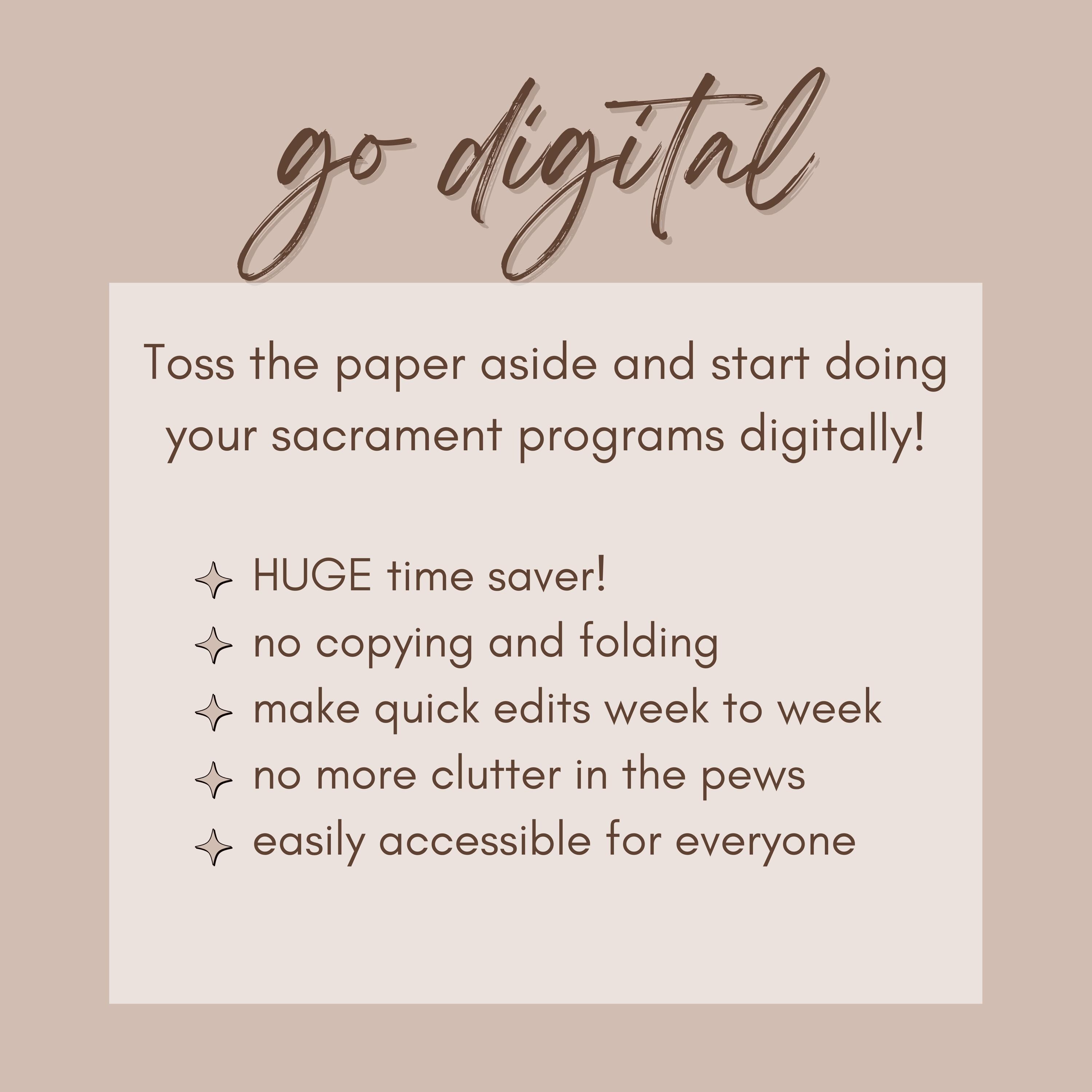 Mobile LDS Sacrament Meeting Program, Digital Sacrament Meeting Program ...