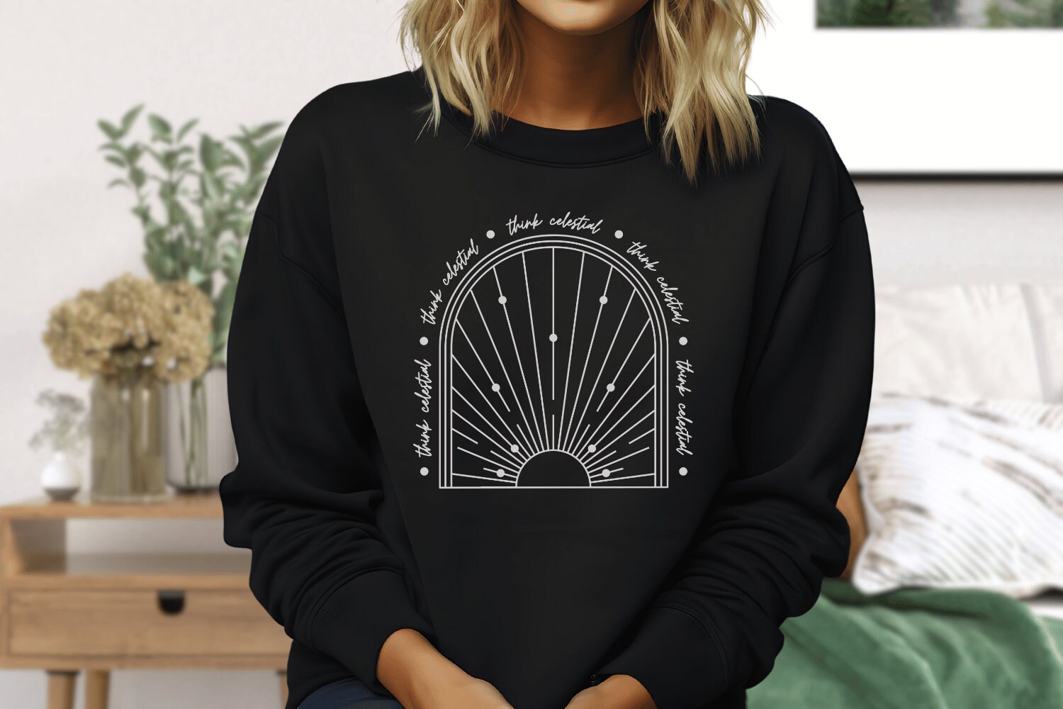 LDS Think Celestial Digital Download, PNG SVG Cut File for Shirts ...