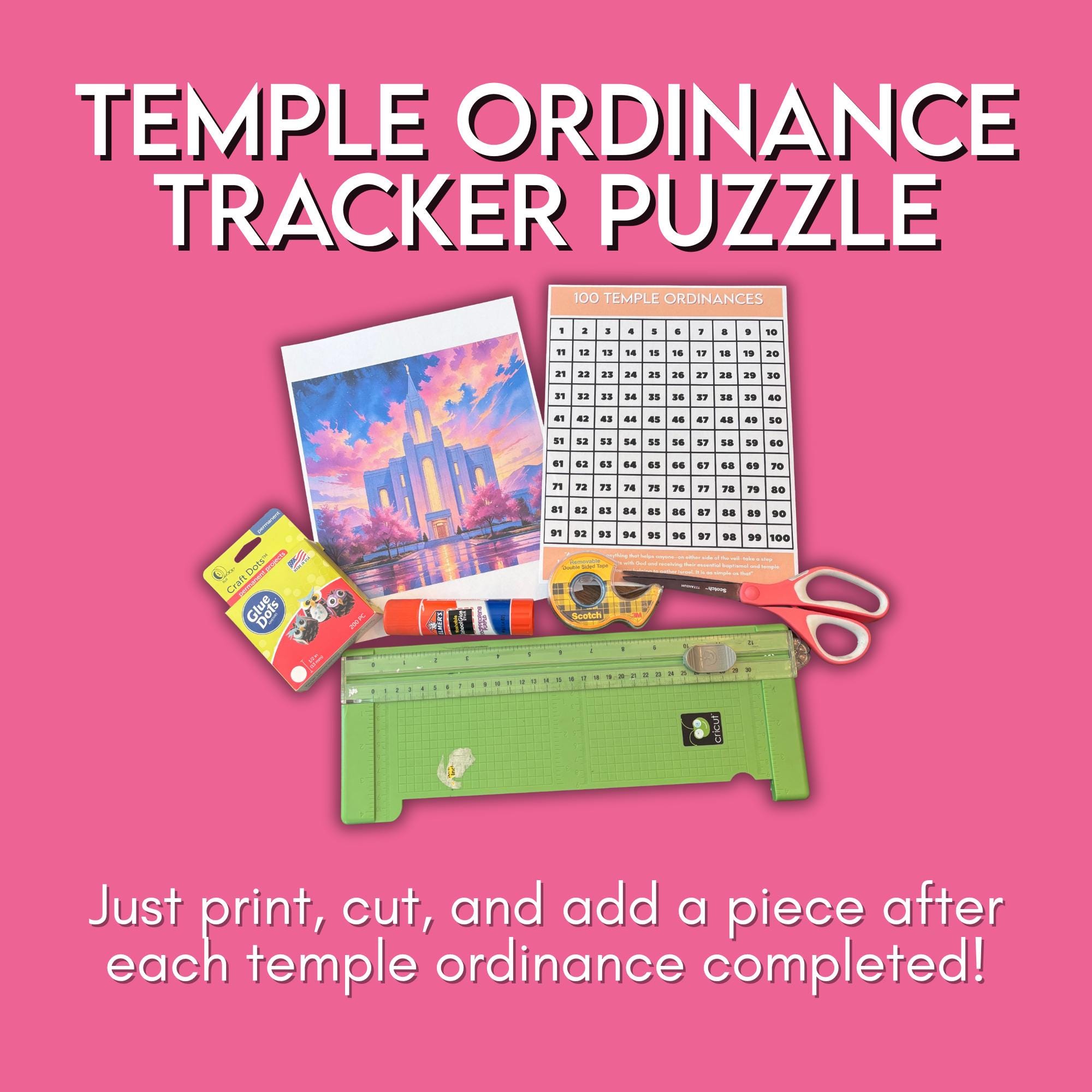 LDS Temple Activity, Temple Ordinance, Temple Challenge, Youth Activity ...