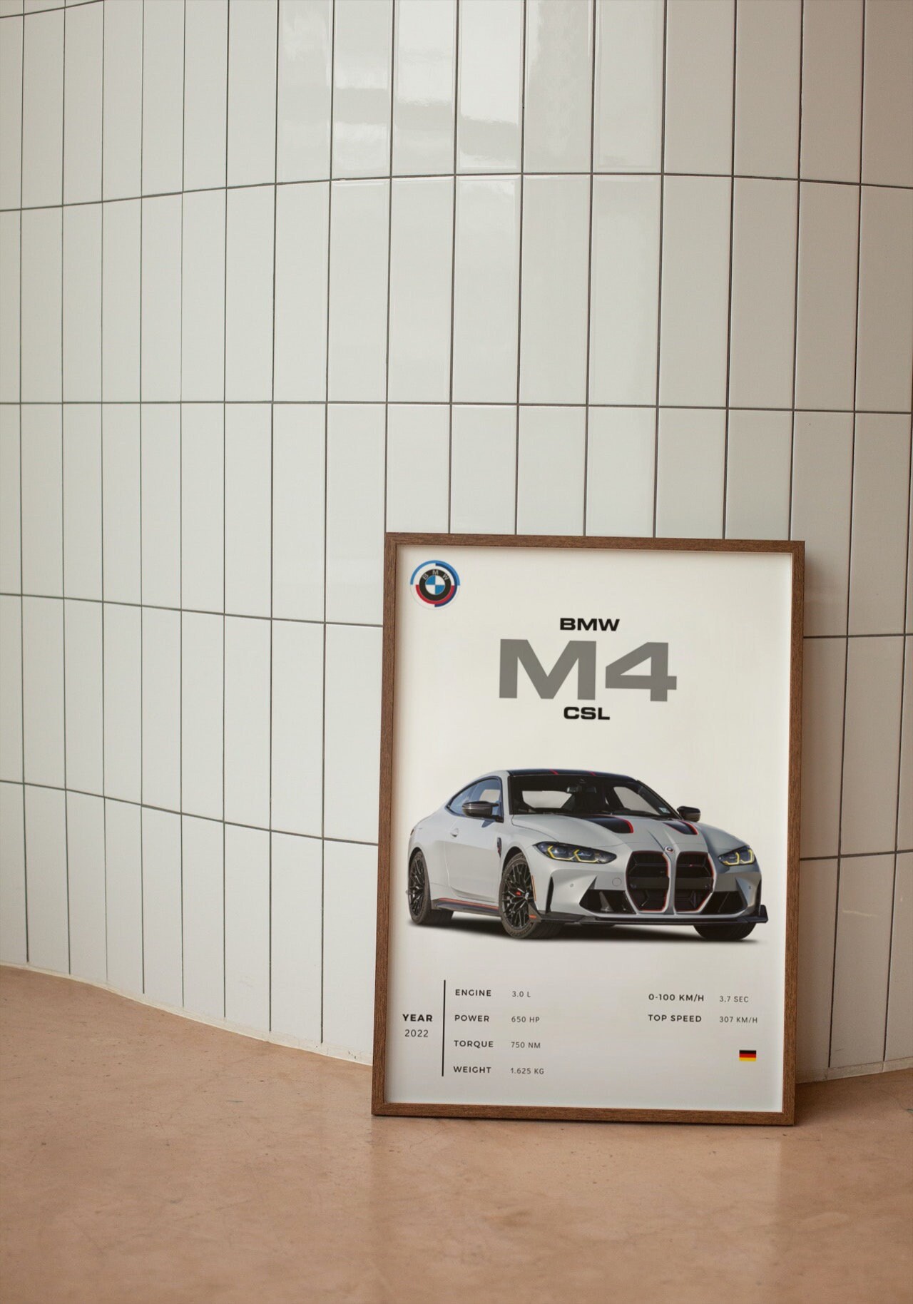 BMW M4 CSL POSTER - Etsy