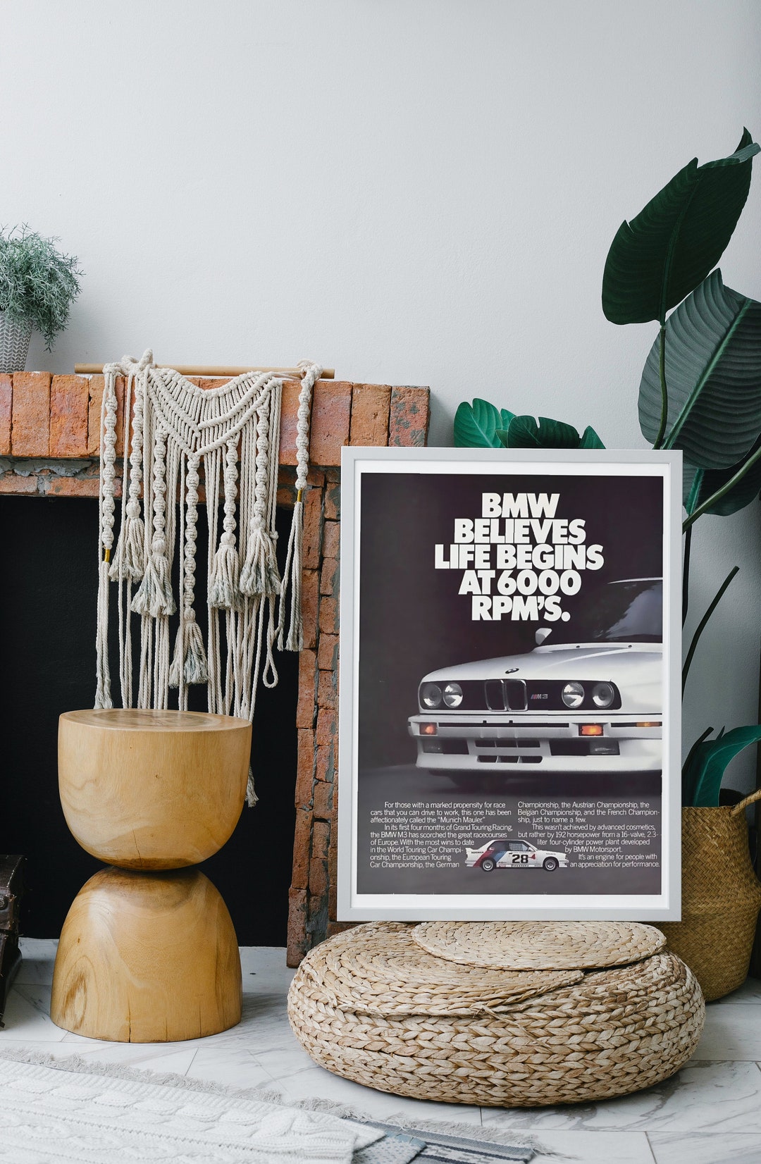 BMW Inspired Poster - Etsy