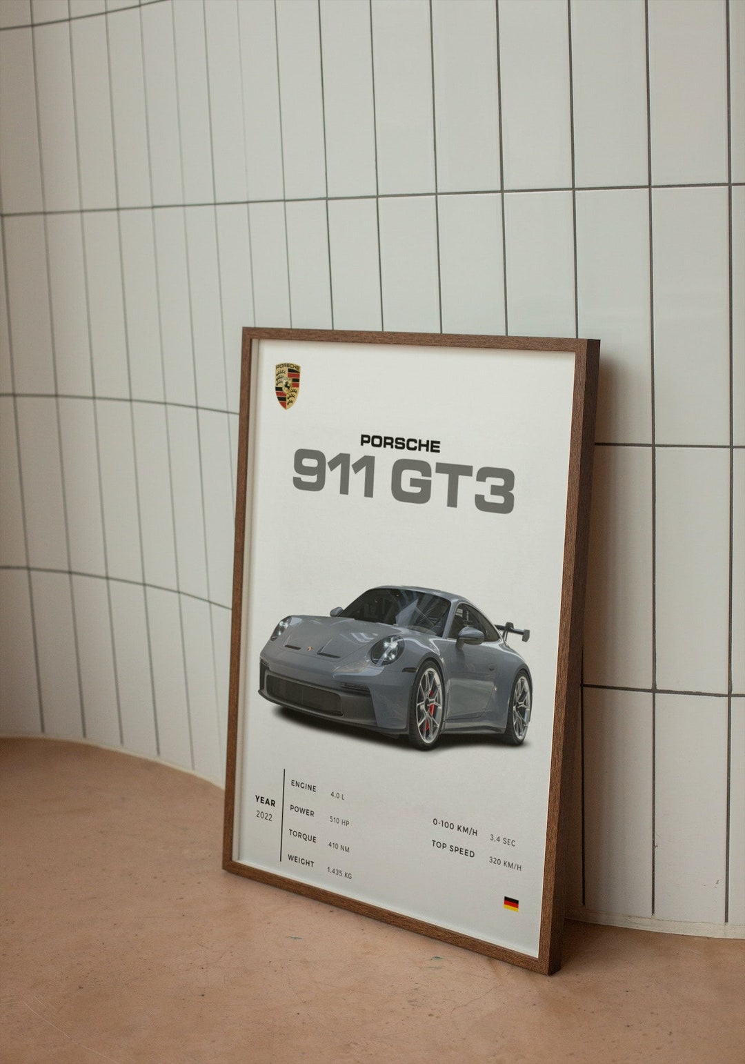 PORSCHE 911 (992) GT3 Poster - Etsy