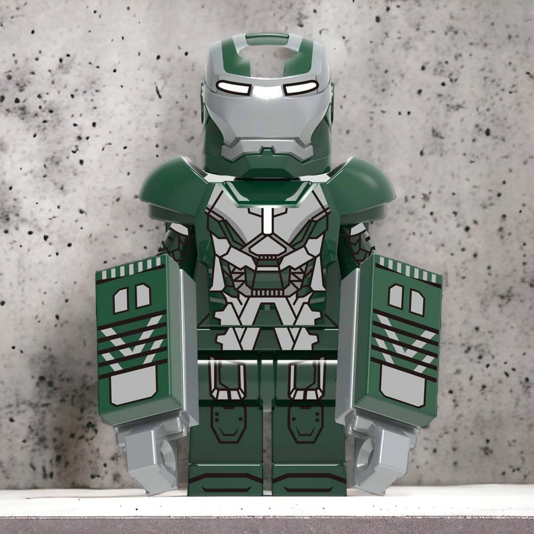 Iron Man Green Suit Custom Minifigure - Etsy