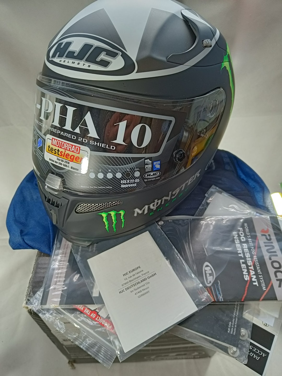 HJC Rph Ben Spies No. 11 Monster Energy Yamaha Motogp Replica ...