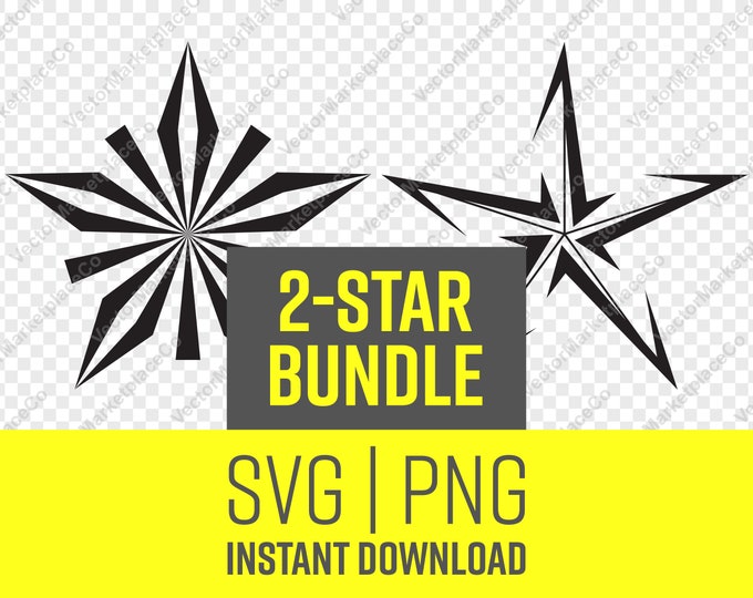 20 Star Design Bundle, Star Clip Art, Star Designs, Cut Files, Png, Jpg ...