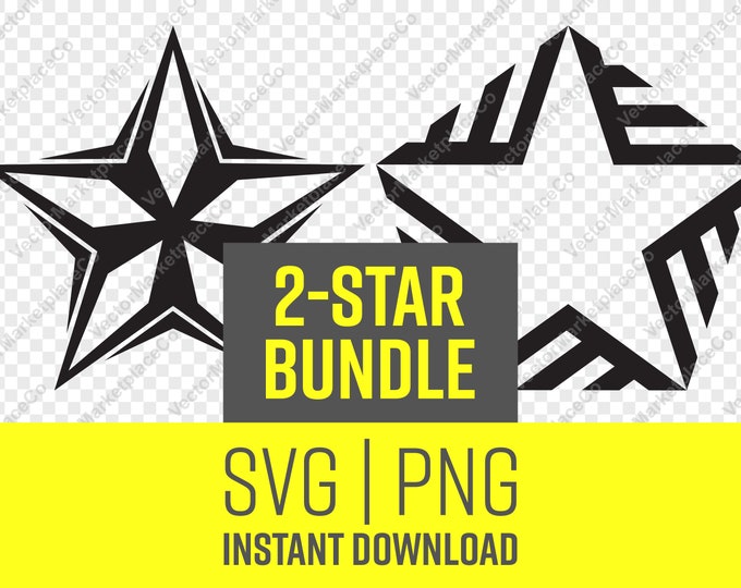 20 Star Design Bundle, Star Clip Art, Star Designs, Cut Files, Png, Jpg ...