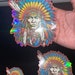 Holographic Native American Chief Sticker, Stickers for Laptop ...