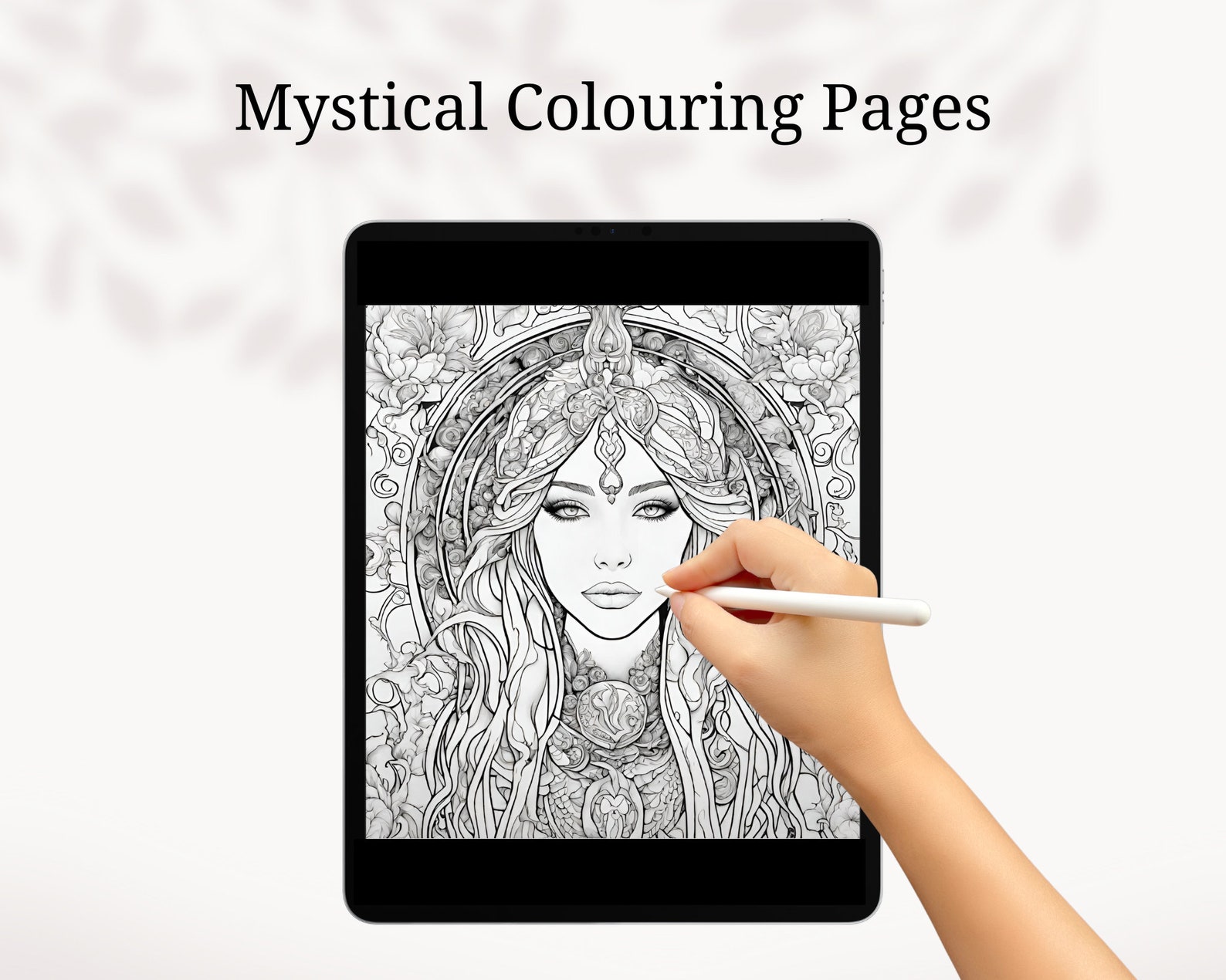 Mystical Colouring Pages - Adult Mindfulness Colouring - Etsy