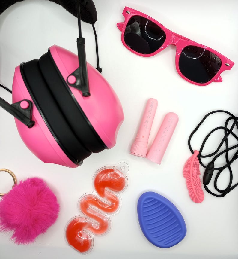 Complete Sensory Relief Set – Earmuffs, Fidgets, Chews & More! - Etsy