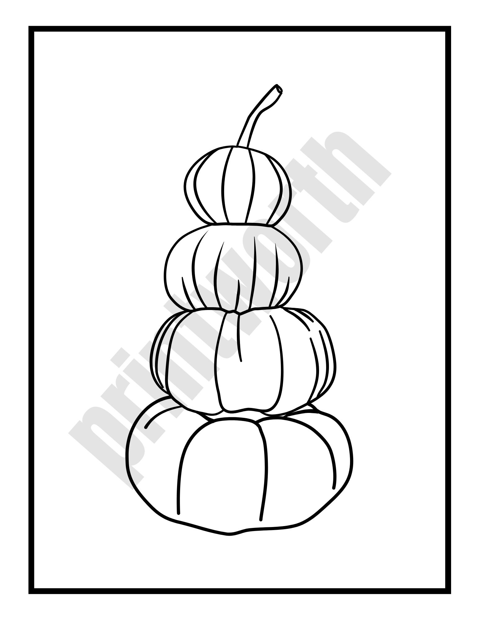 Fall Coloring Pages - Instant Download - Printable - Etsy