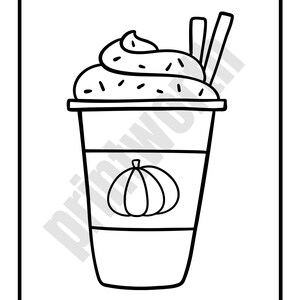 Fall Coloring Pages - Instant Download - Printable - Etsy