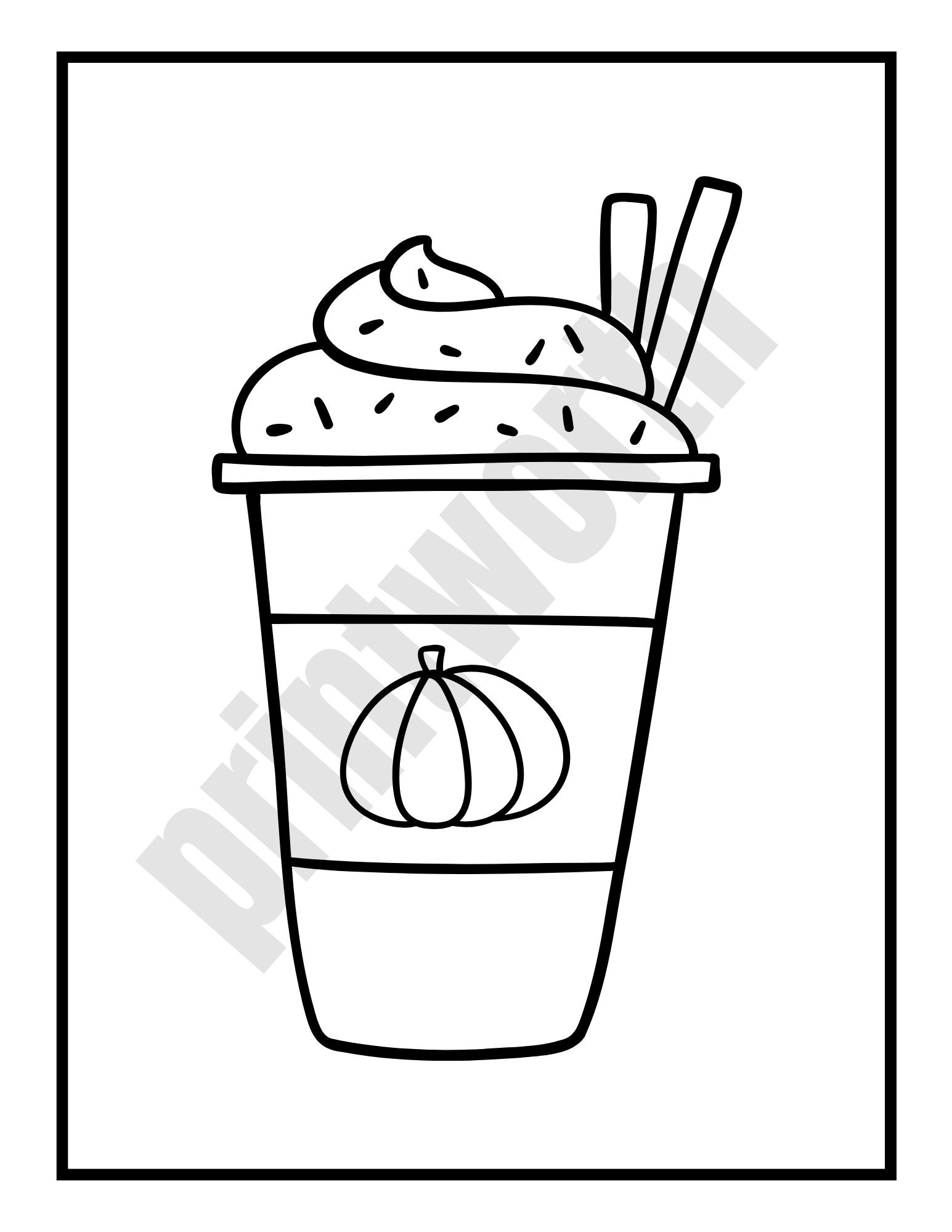 Fall Coloring Pages - Instant Download - Printable - Etsy