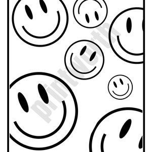 Preppy Coloring Pages - Etsy