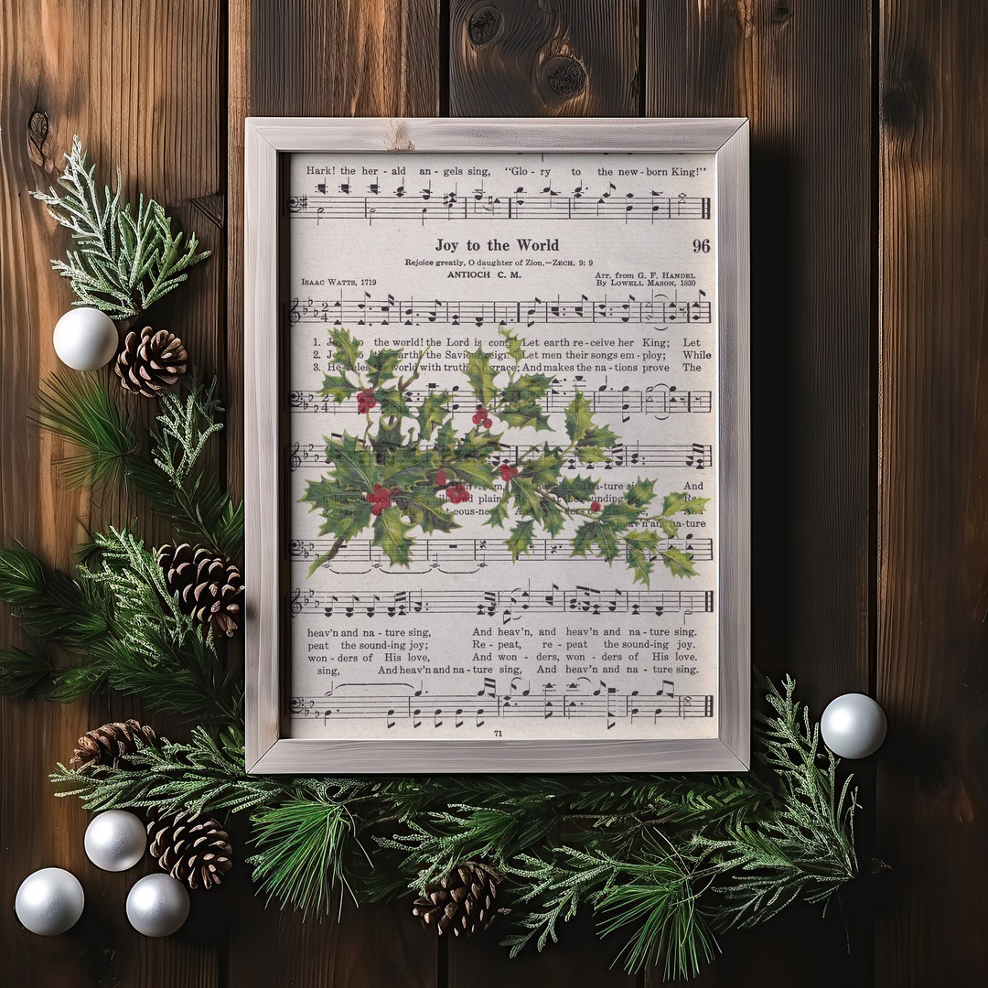 Christmas Songs - Sheet Music - Joy to the World - Holiday Season ...