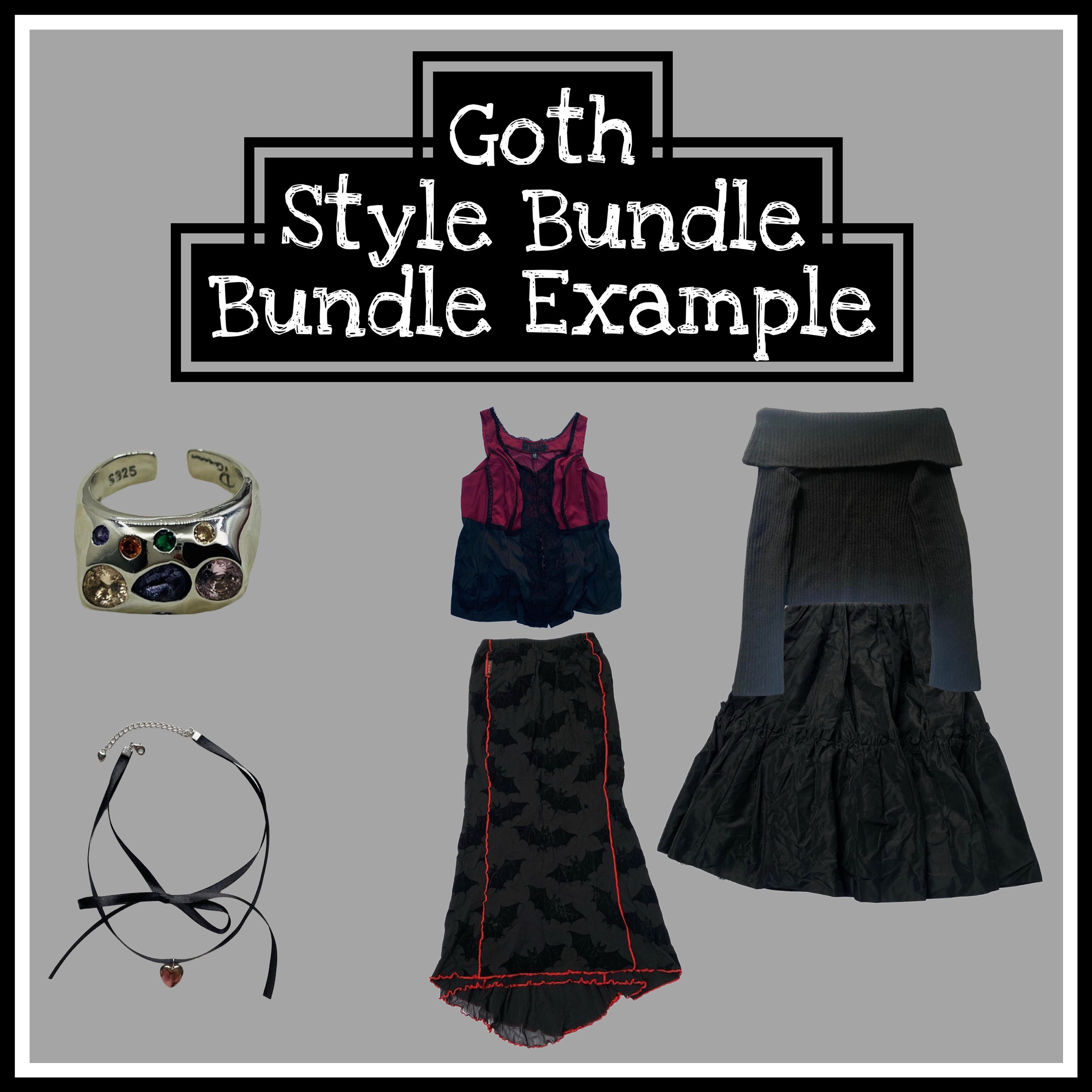 Goth Mystery Style Bundle - Etsy
