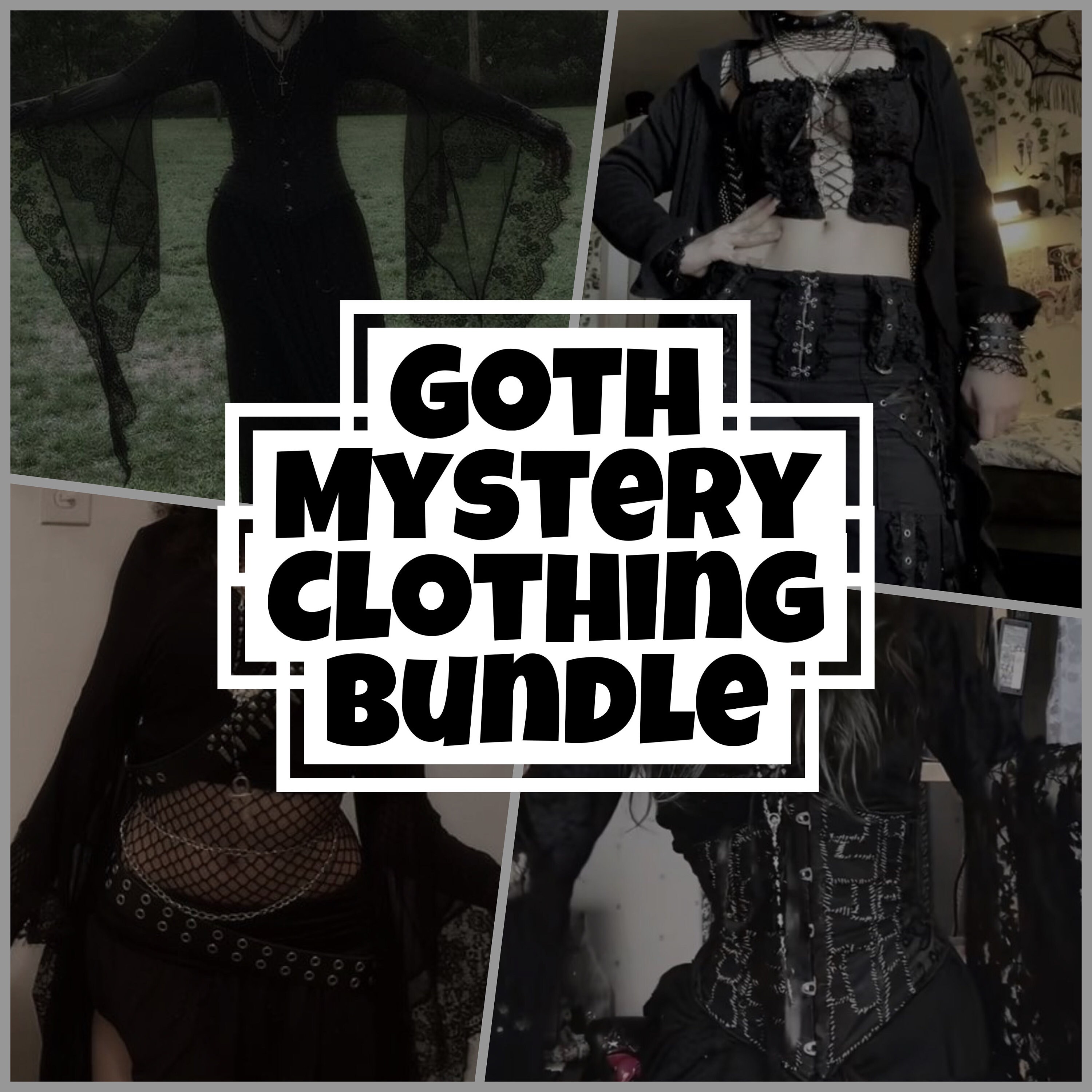 Goth Mystery Style Bundle - Etsy