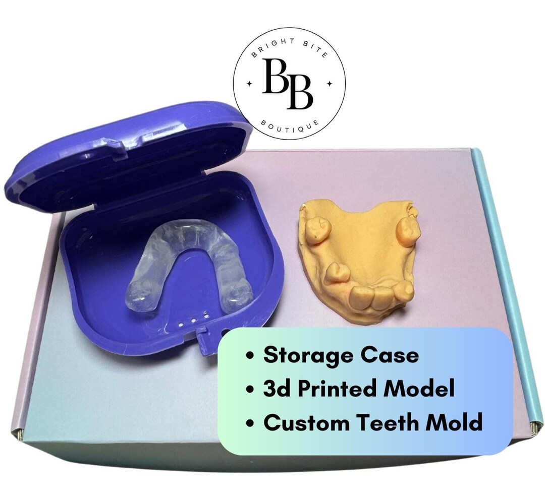Custom Teeth Guard – Includes At-home Impression Kit & 3D Printed Model ...
