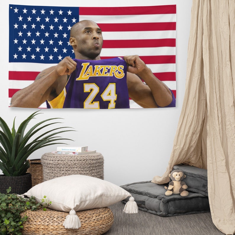 Kobe Bryant Flag/tapestrywall Decorfan Art - Etsy
