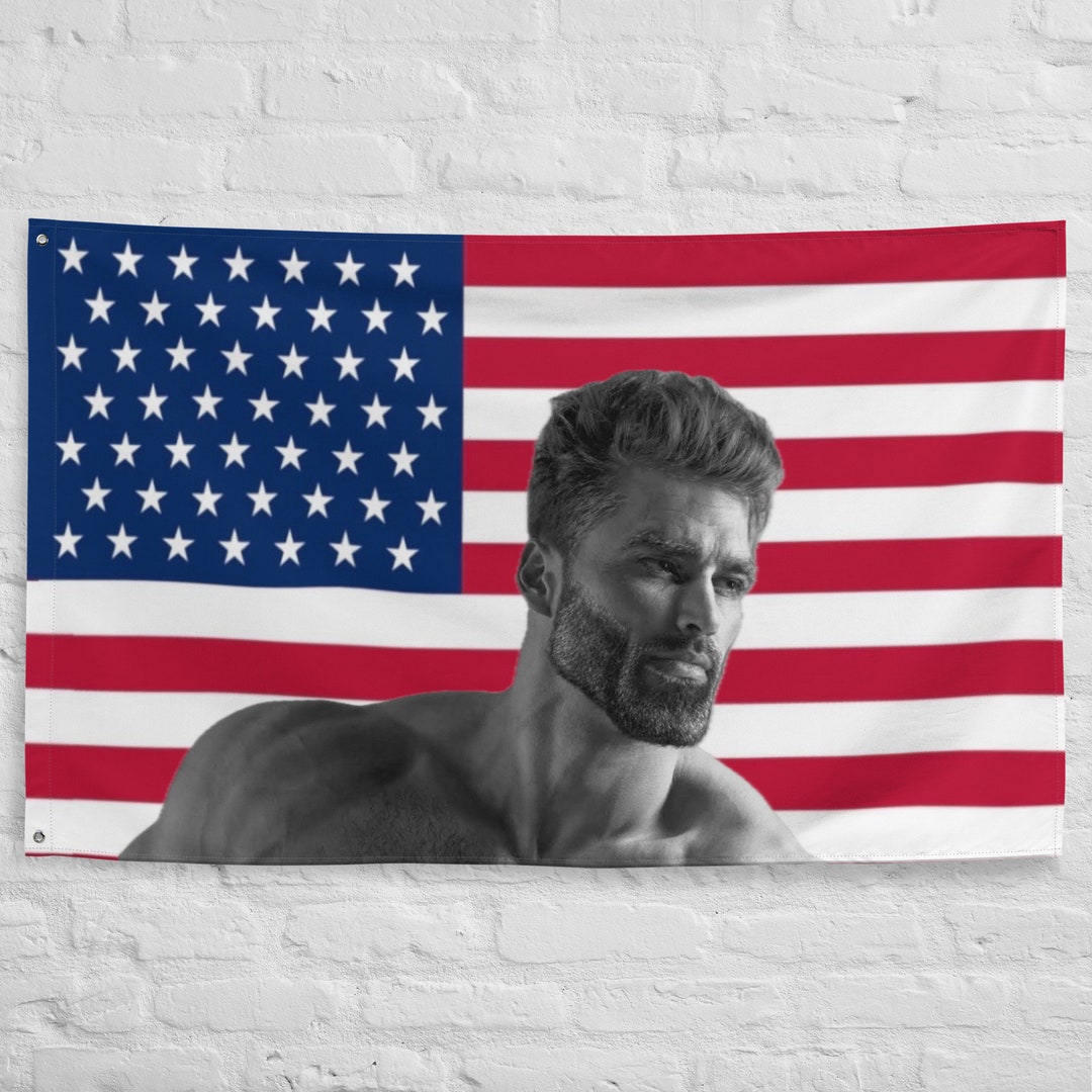 Gigachad Flag/tapestrywall Decorfan Art - Etsy