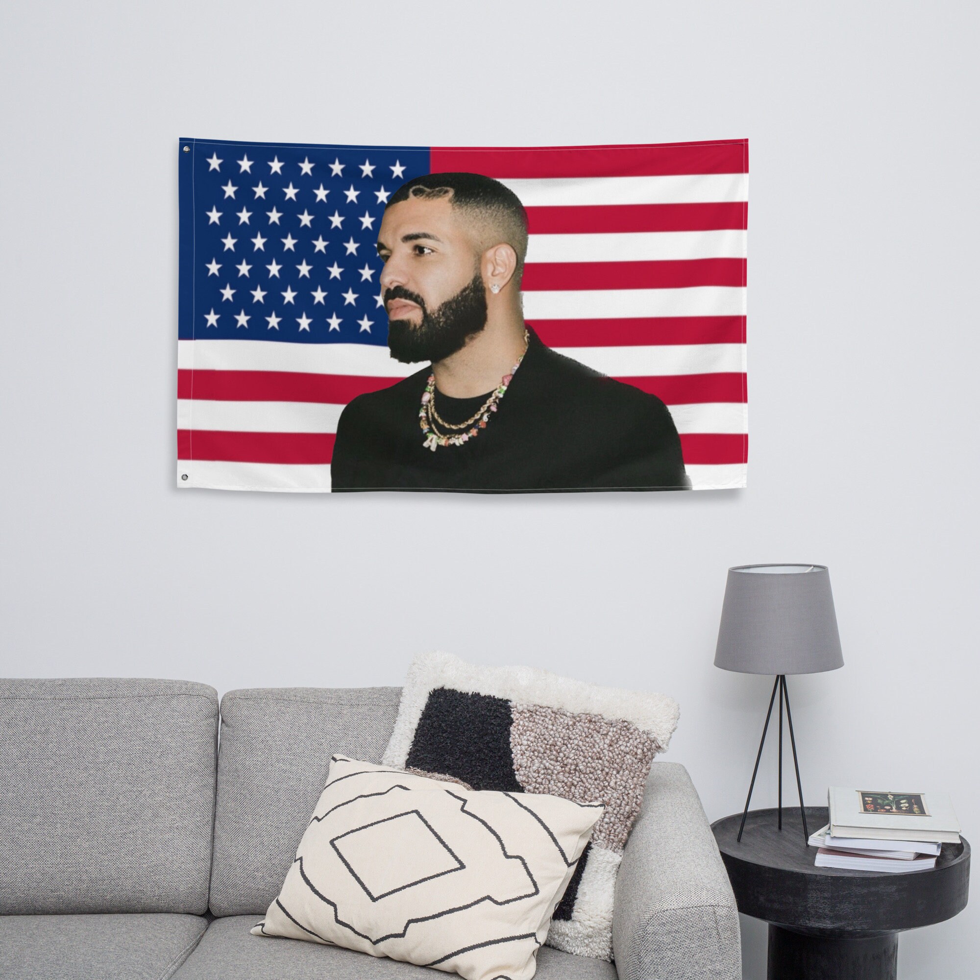 Drake Flag/tapestrywall Decorfan Art - Etsy