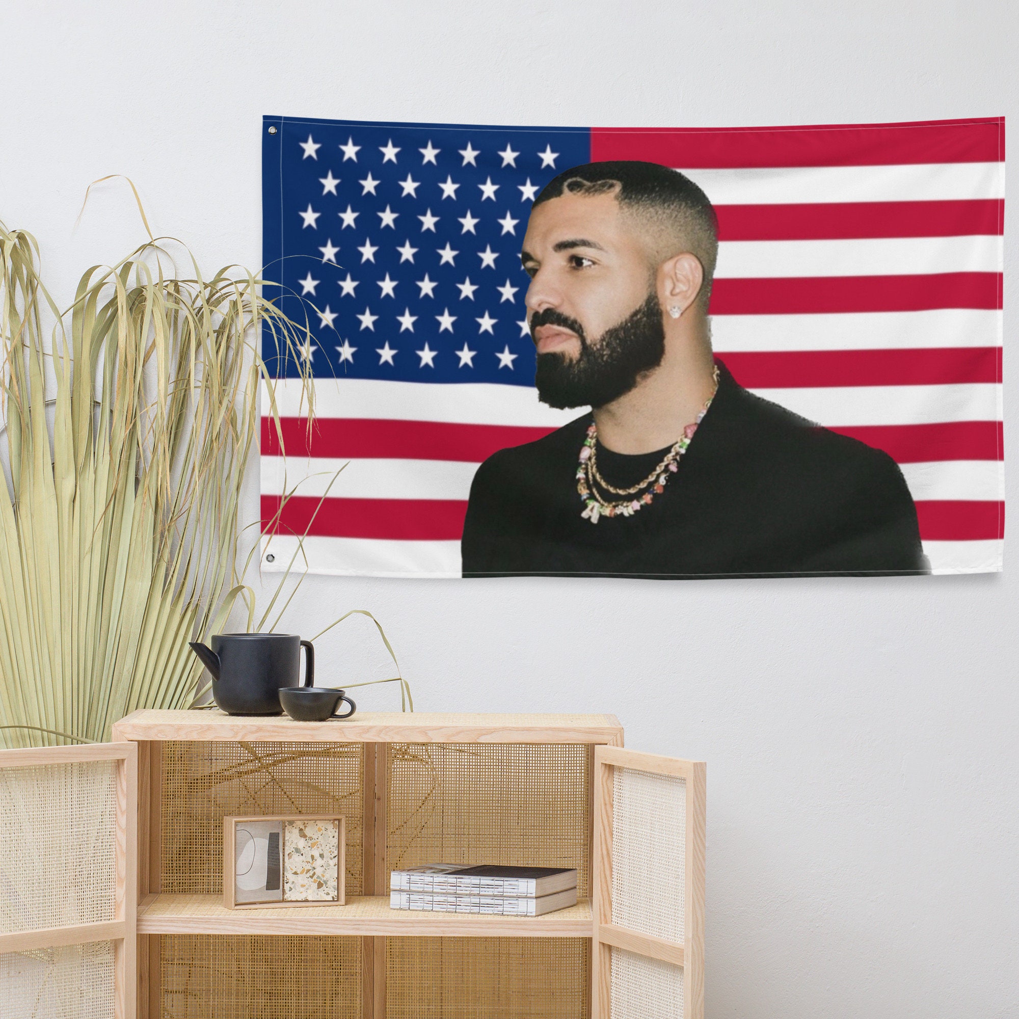 Drake Flag/tapestrywall Decorfan Art - Etsy