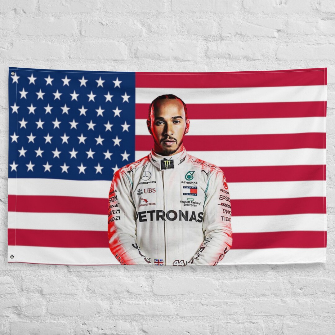 Lewis Hamilton Flag/tapestrywall Decorfan Art - Etsy