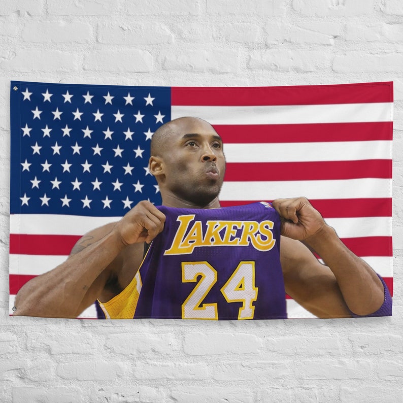 Kobe Bryant Flag/tapestrywall Decorfan Art - Etsy