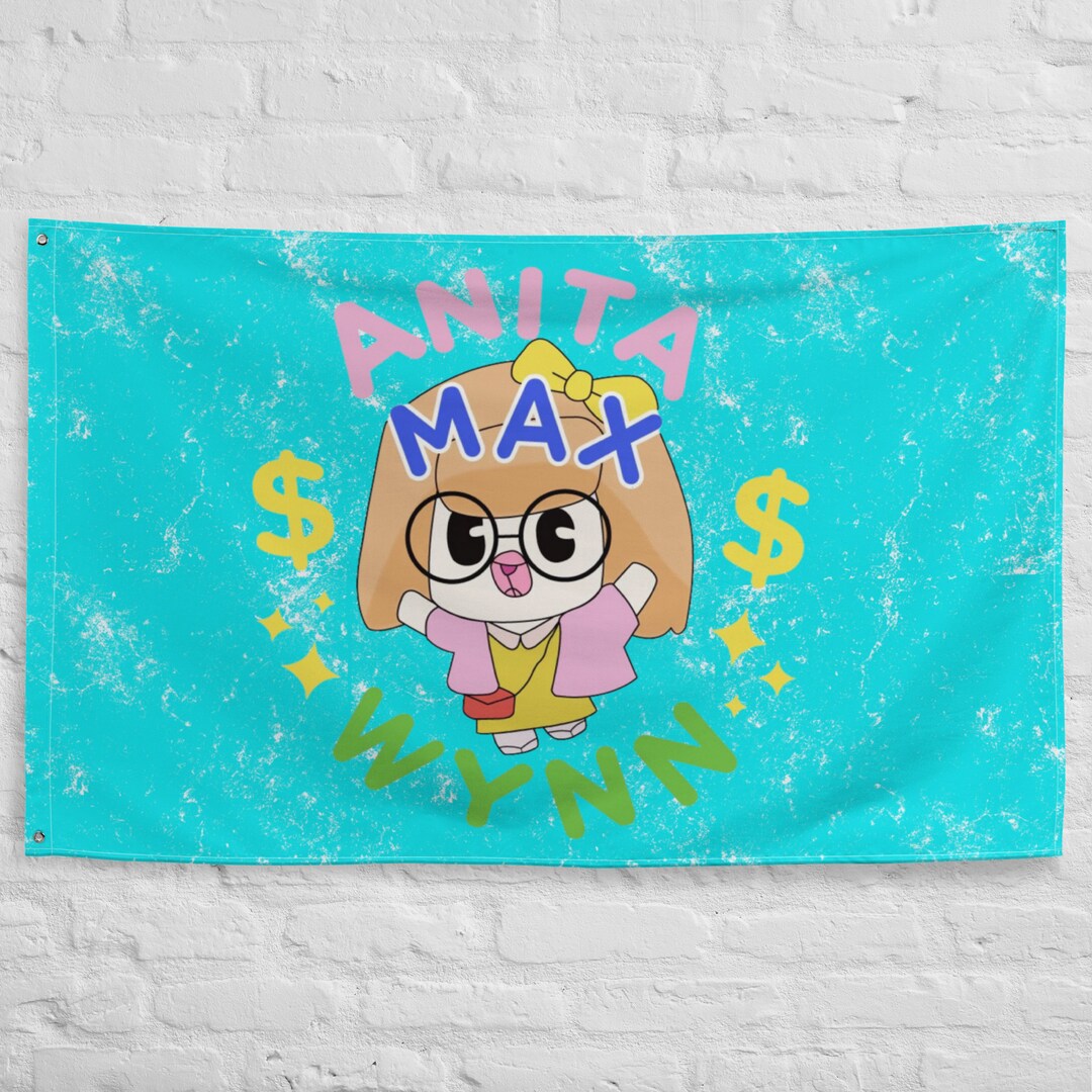 Anita Max Wynn Flag/tapestrywall Decorfan Art - Etsy